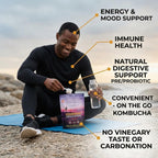 Kombucha powder for daily energy boost
