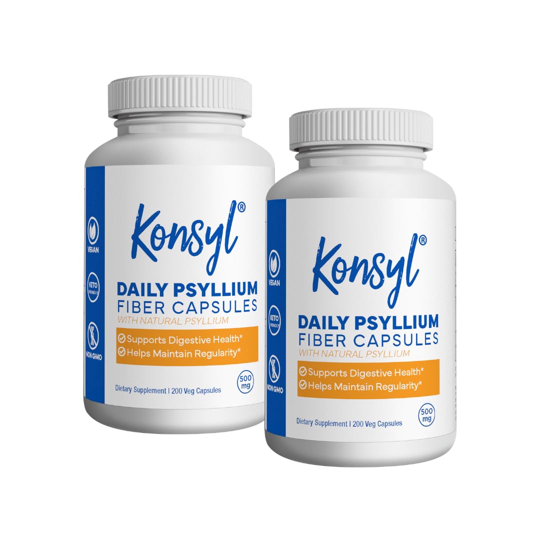 Konsyl psyllium fiber capsules benefits