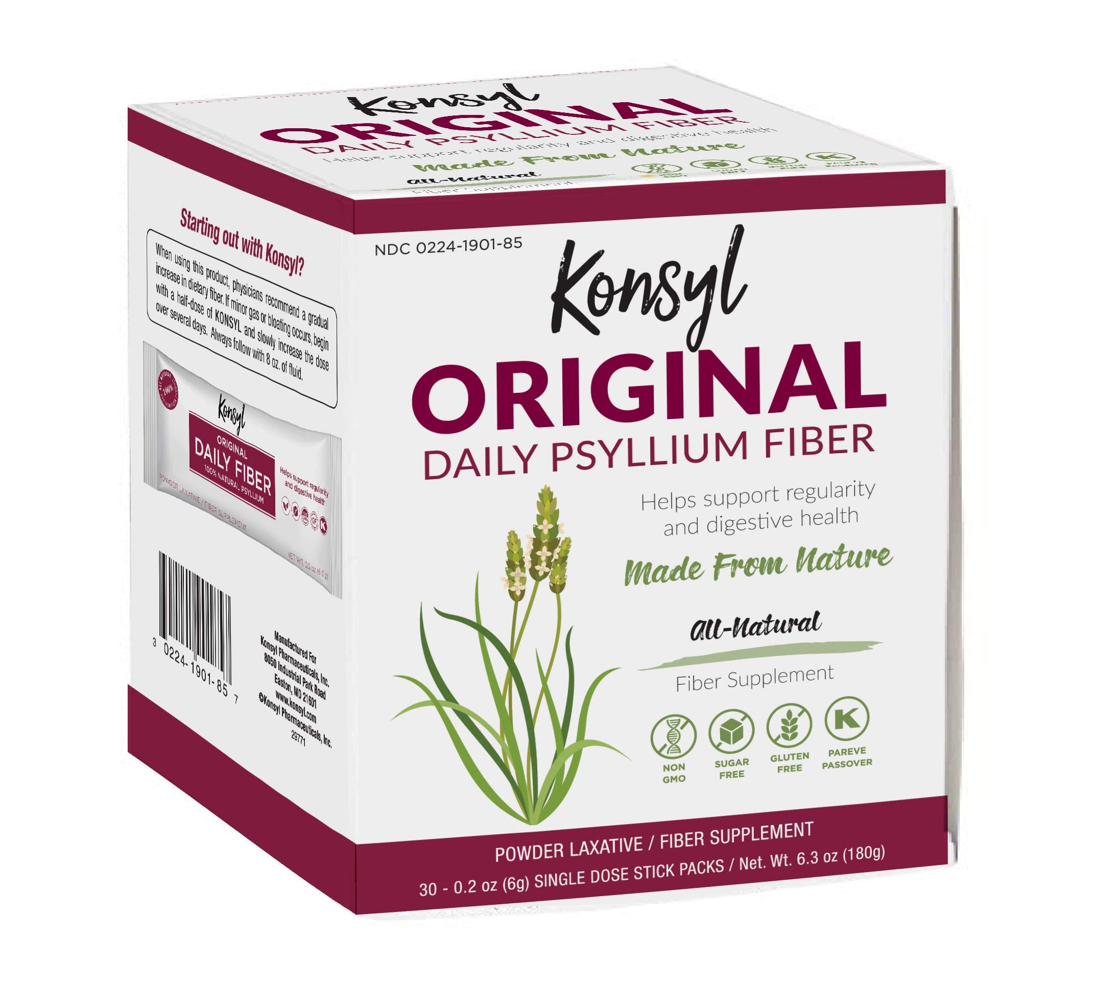 Konsyl psyllium fiber supplement benefits