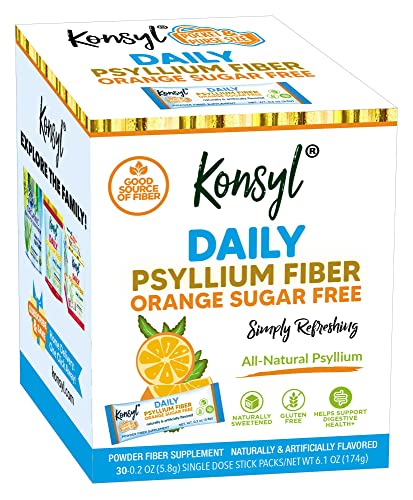 Konsyl psyllium fiber supplement for digestion