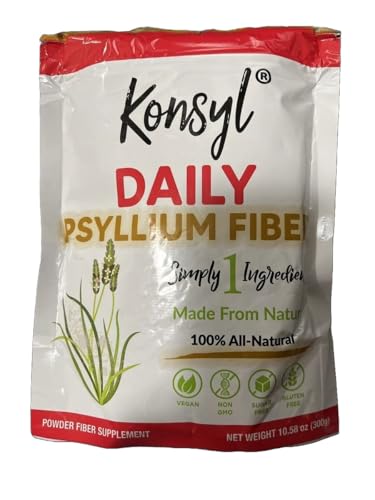 Konsyl psyllium fiber supplement powder