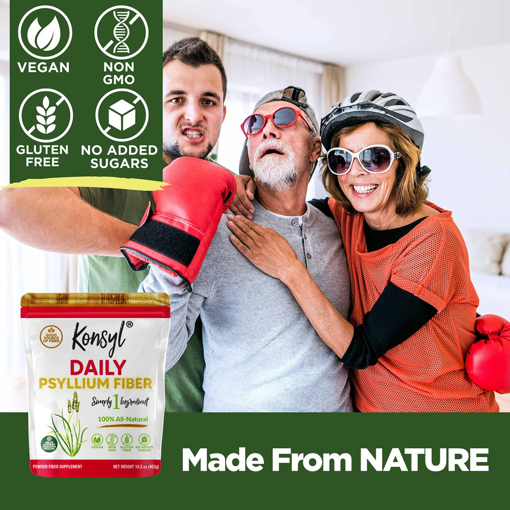 Konsyl psyllium for constipation relief