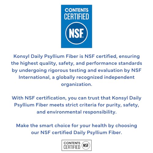Konsyl psyllium for daily fiber intake