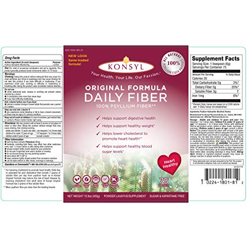 Konsyl psyllium for daily wellness