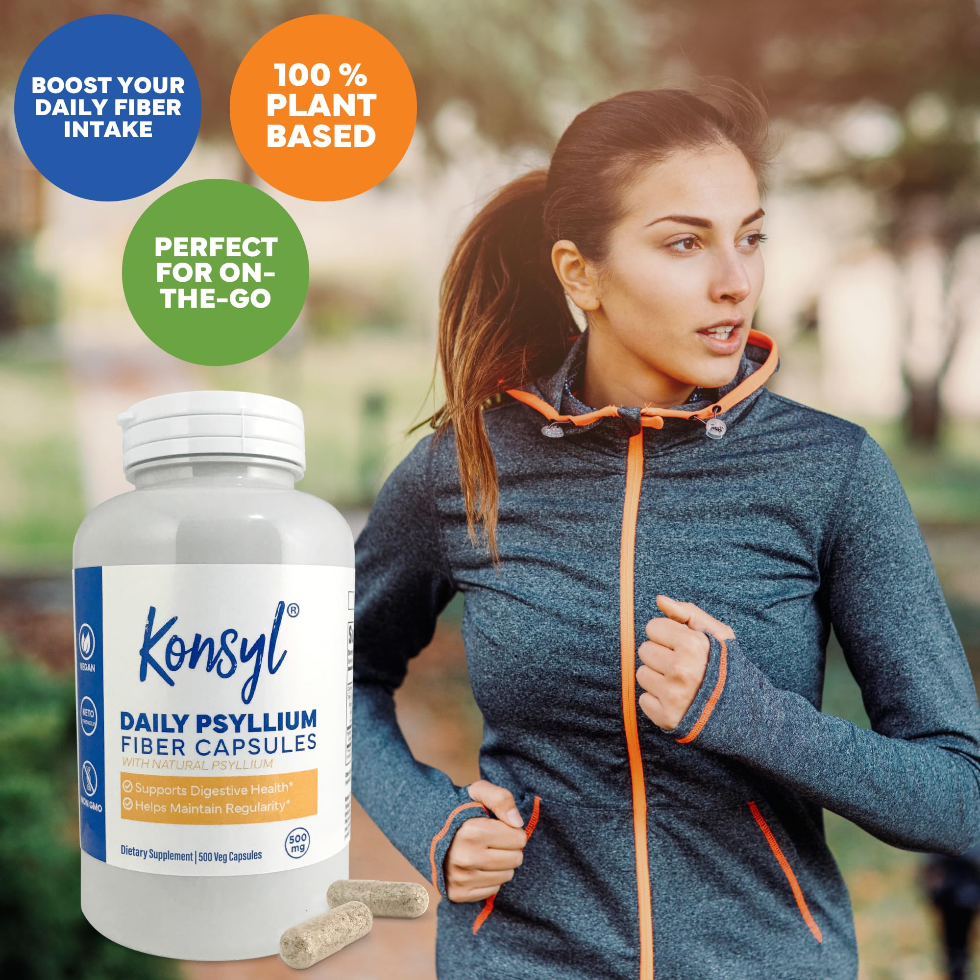 Konsyl psyllium for daily wellness