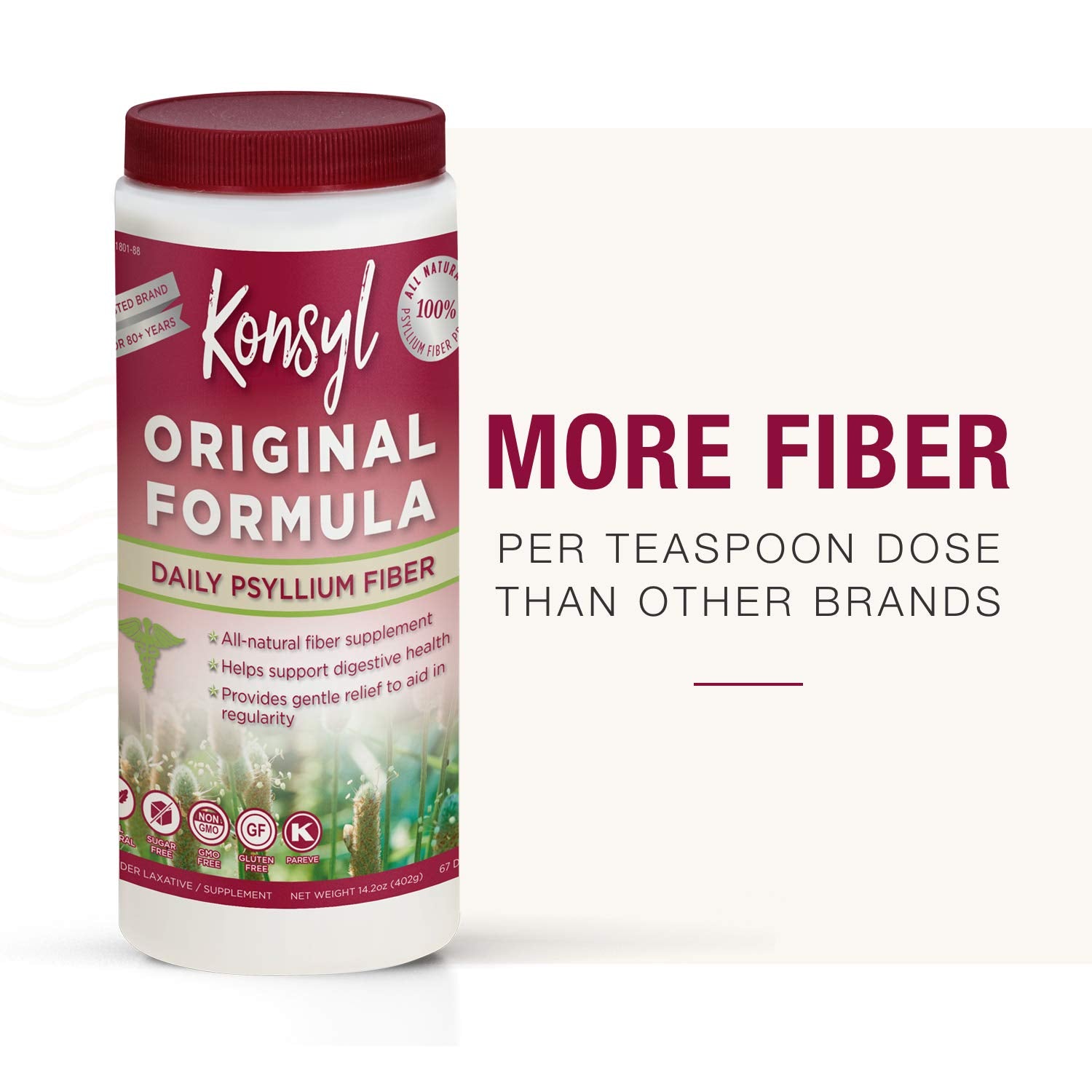 Konsyl psyllium for healthy digestion