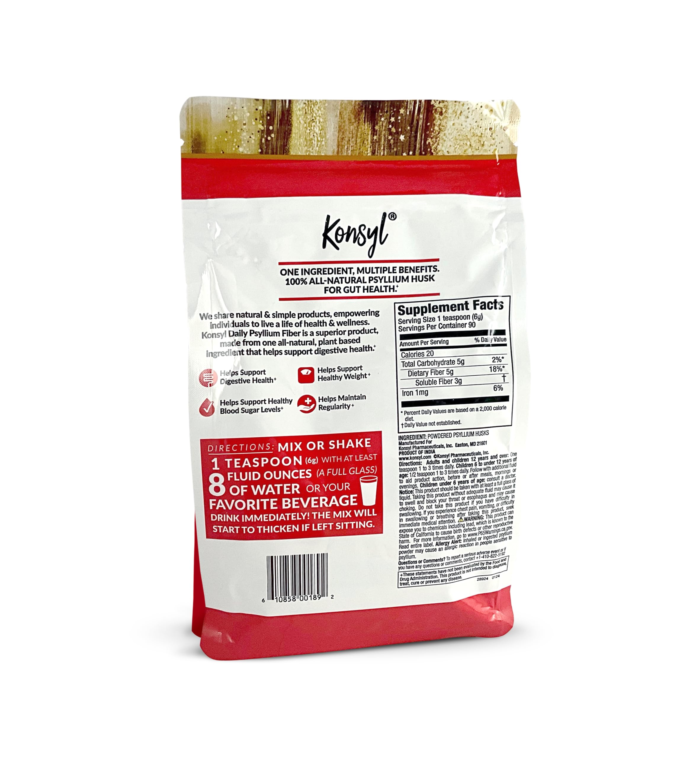 Konsyl psyllium for keto diets