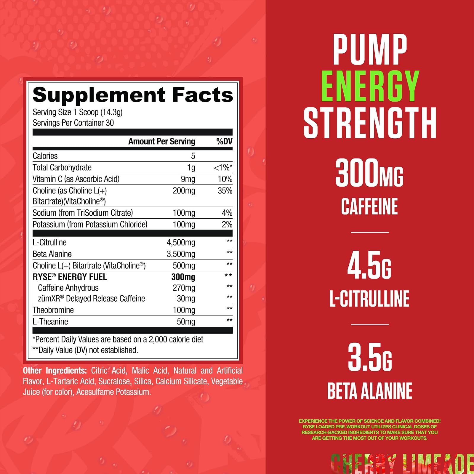 Kool-Aid Cherry Limeade pre-workout flavour