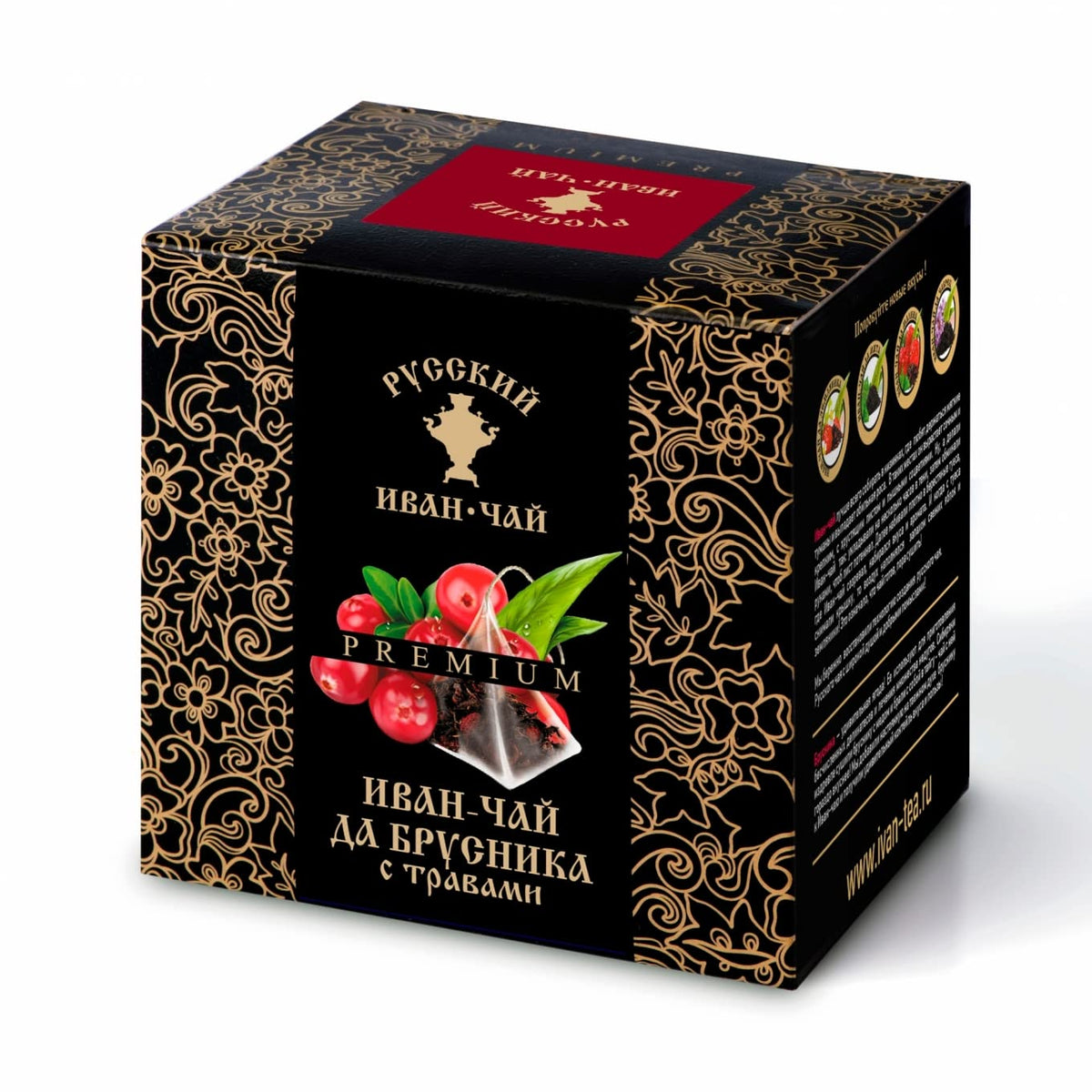 Koporye Tea Ivan-Tea with Lingonberries
