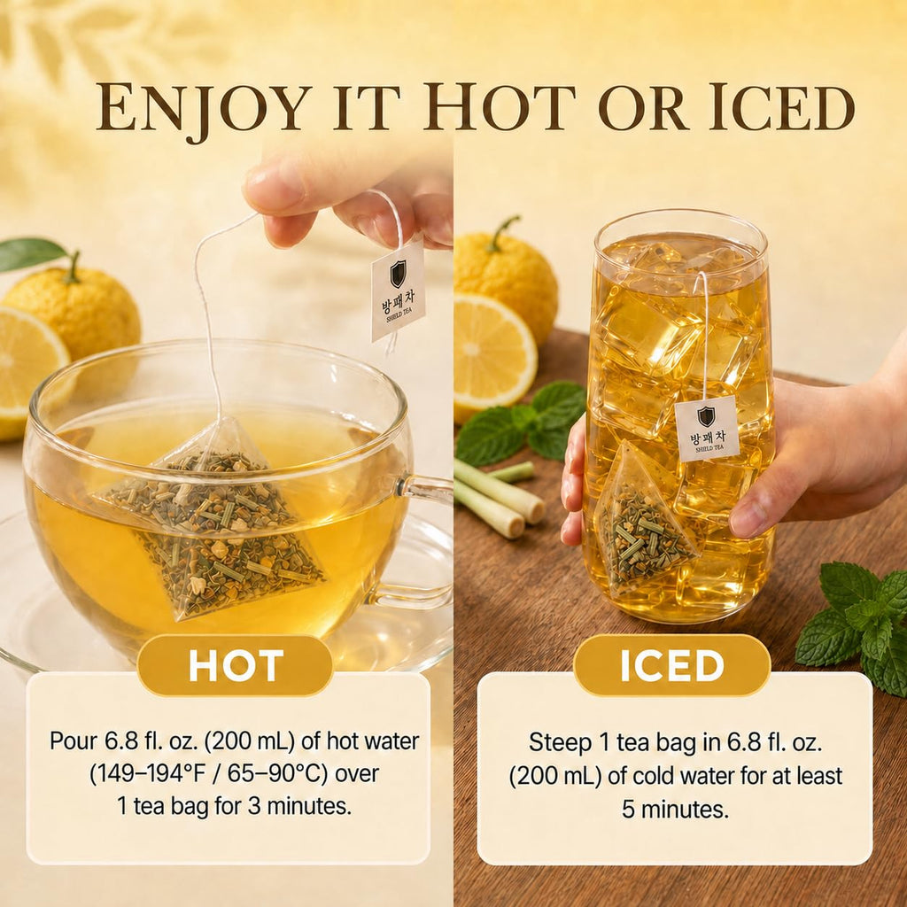 Korean Bangpae tea for detox
