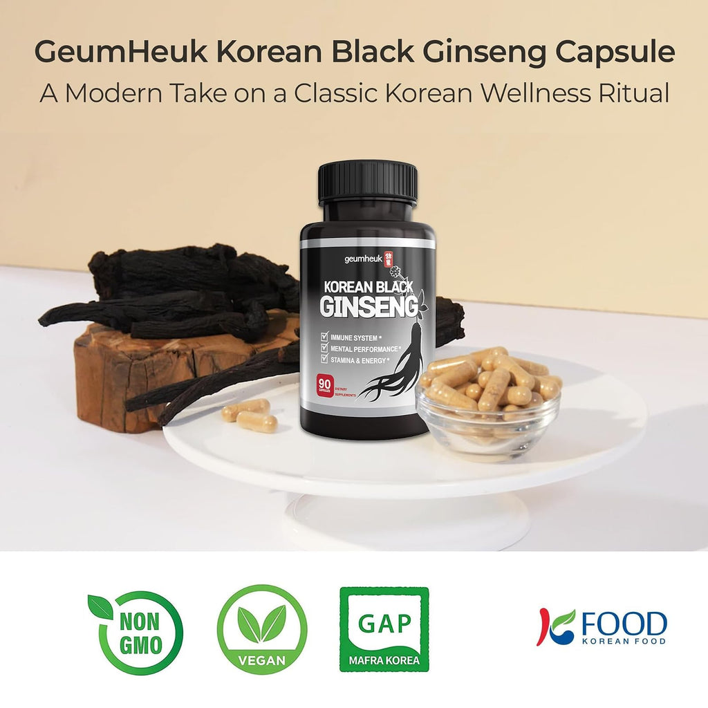 Korean black ginseng for daily use