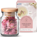 Korean cherry blossom flower tea