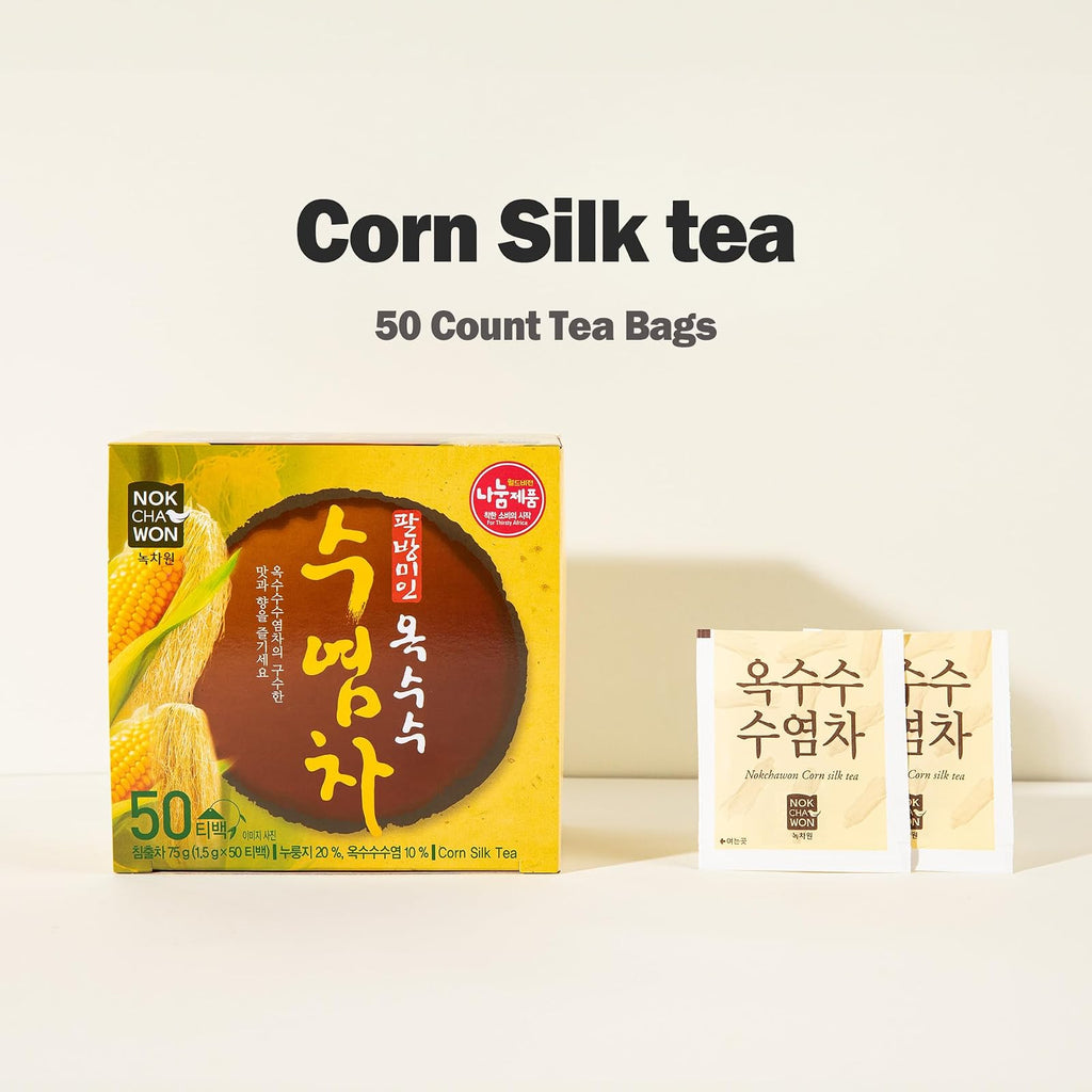 Korean corn silk tea for digestion