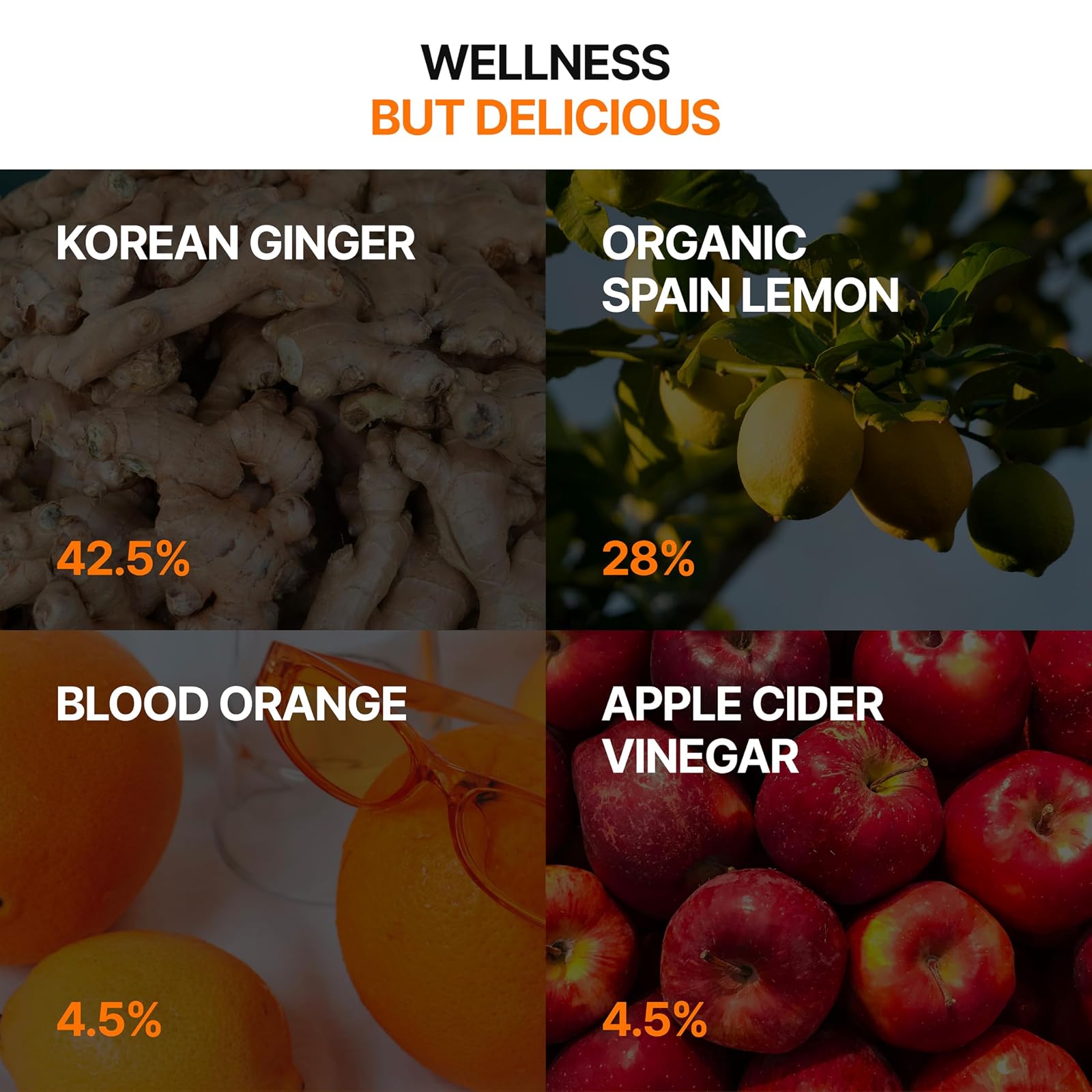 Korean ginger shots for energy boost