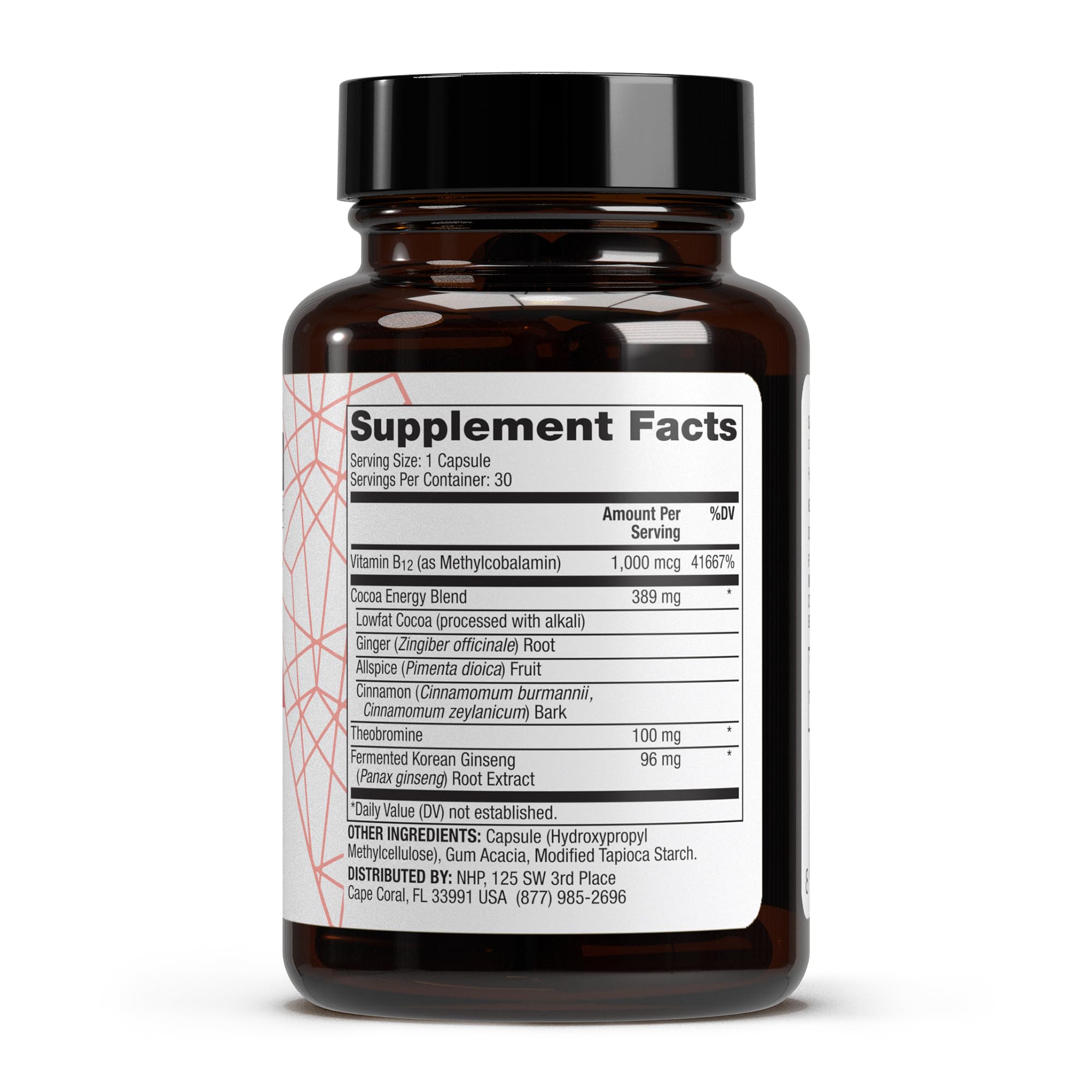 Korean ginseng and B12 supplement