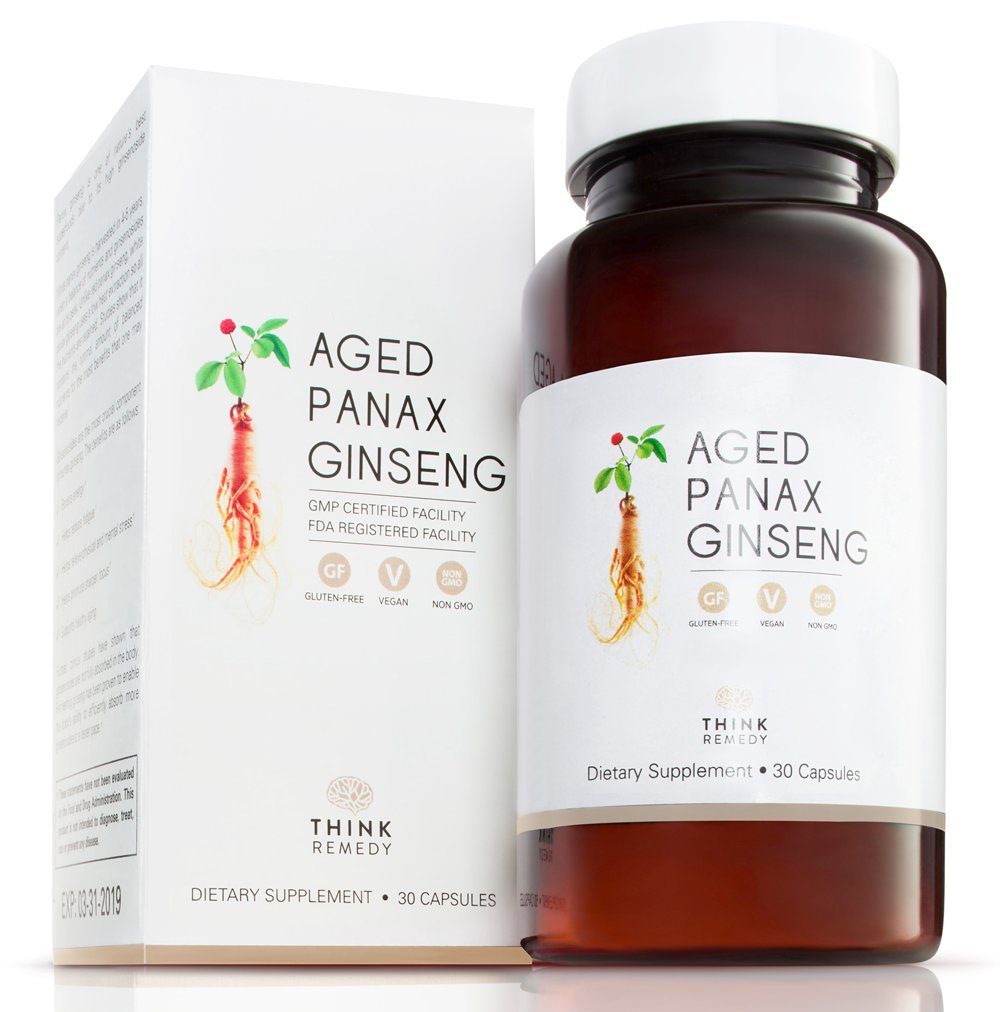 Korean ginseng capsules for energy