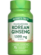Korean ginseng capsules for energy