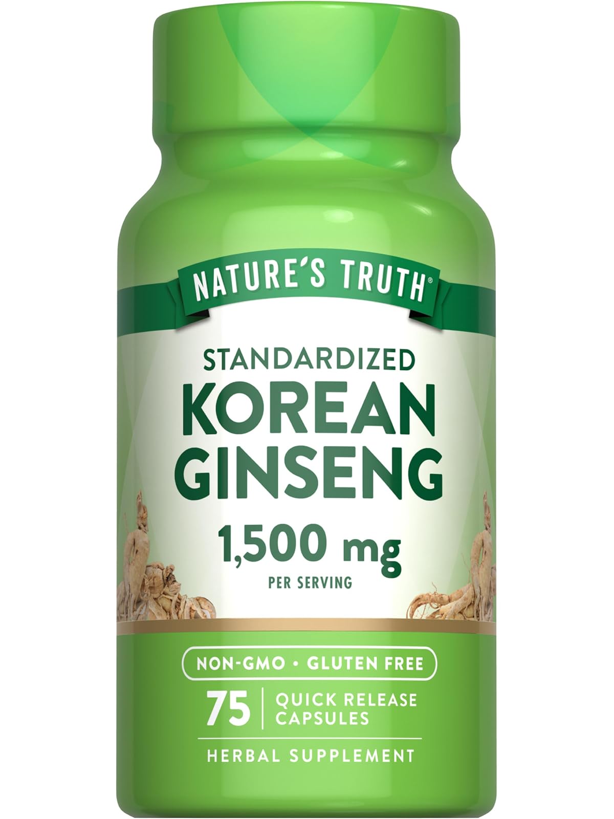 Korean ginseng capsules for energy