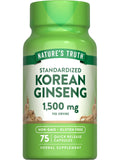 Korean ginseng capsules for energy