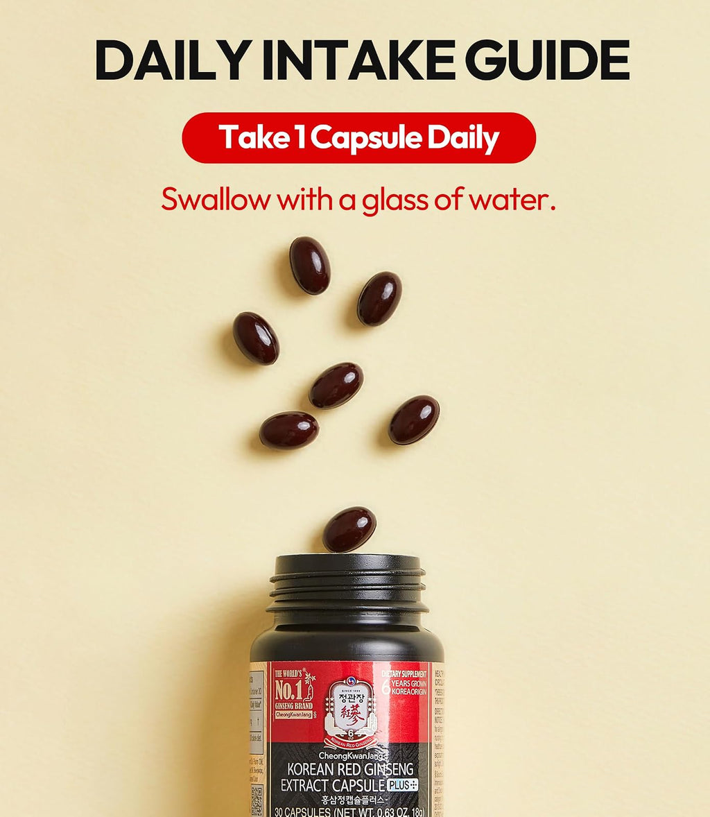 Korean ginseng extract for mental clarity