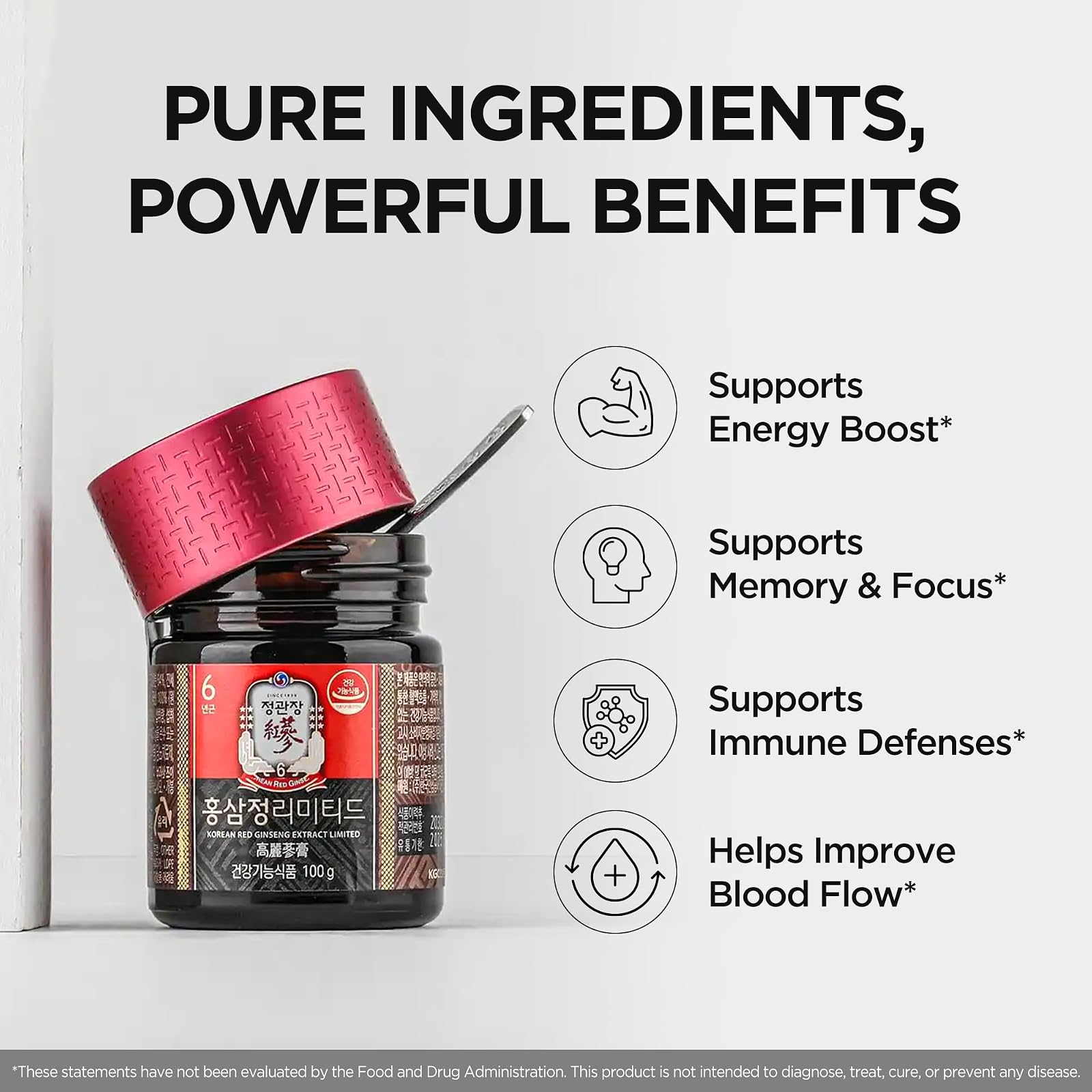 Korean ginseng extract for wellness