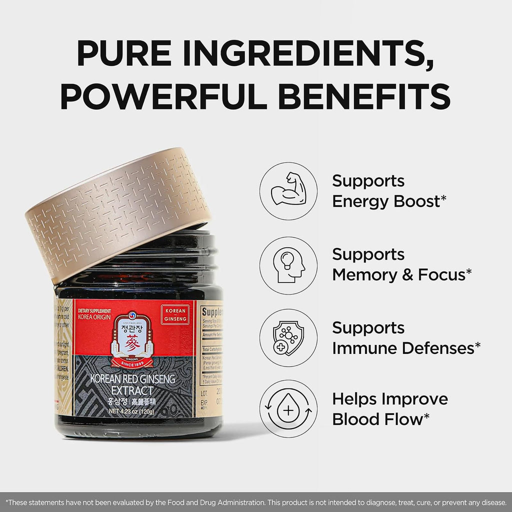 Korean ginseng extract for wellness