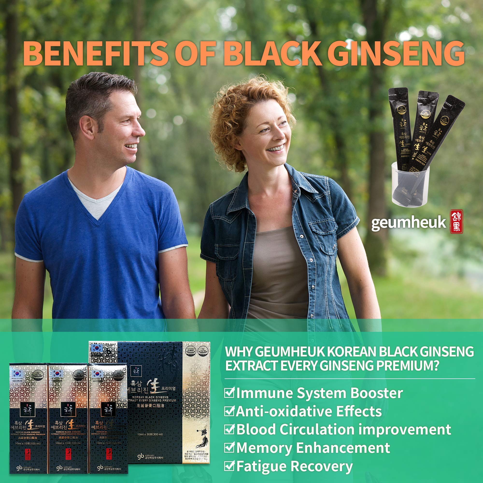 Korean ginseng for active lifestyle