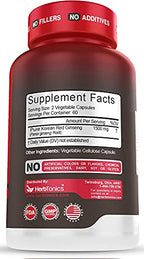 Korean ginseng for energy support