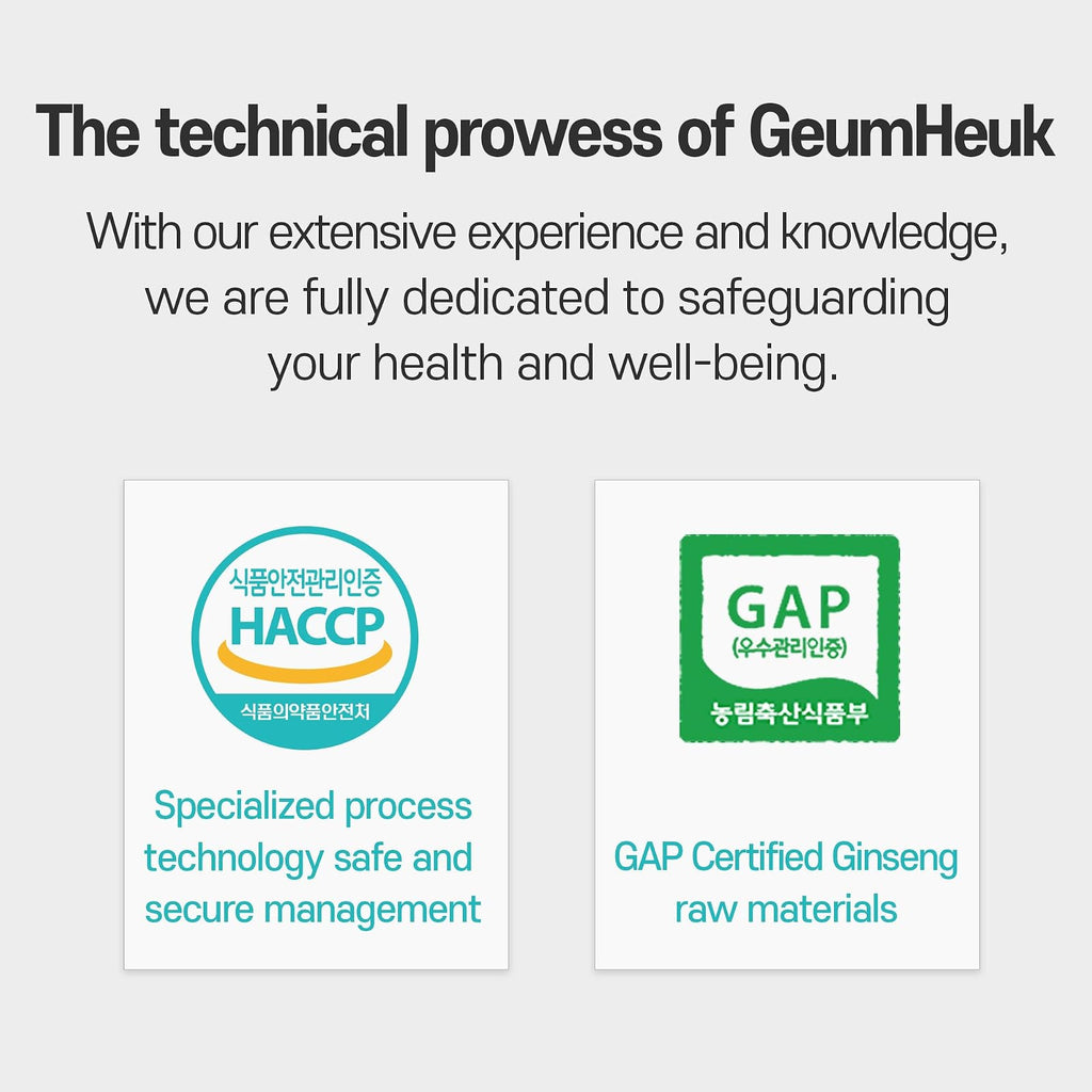 Korean ginseng for healthy growth
