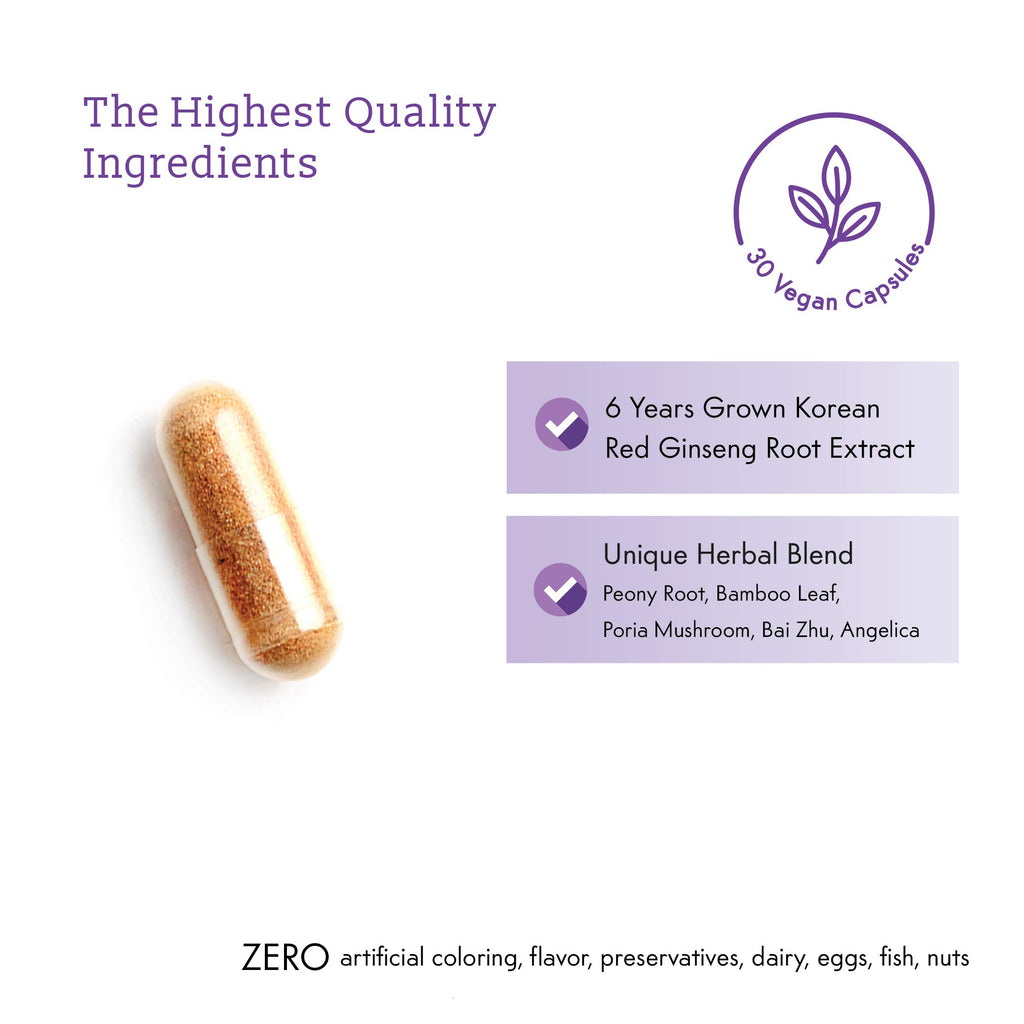 Korean ginseng for hormonal balance