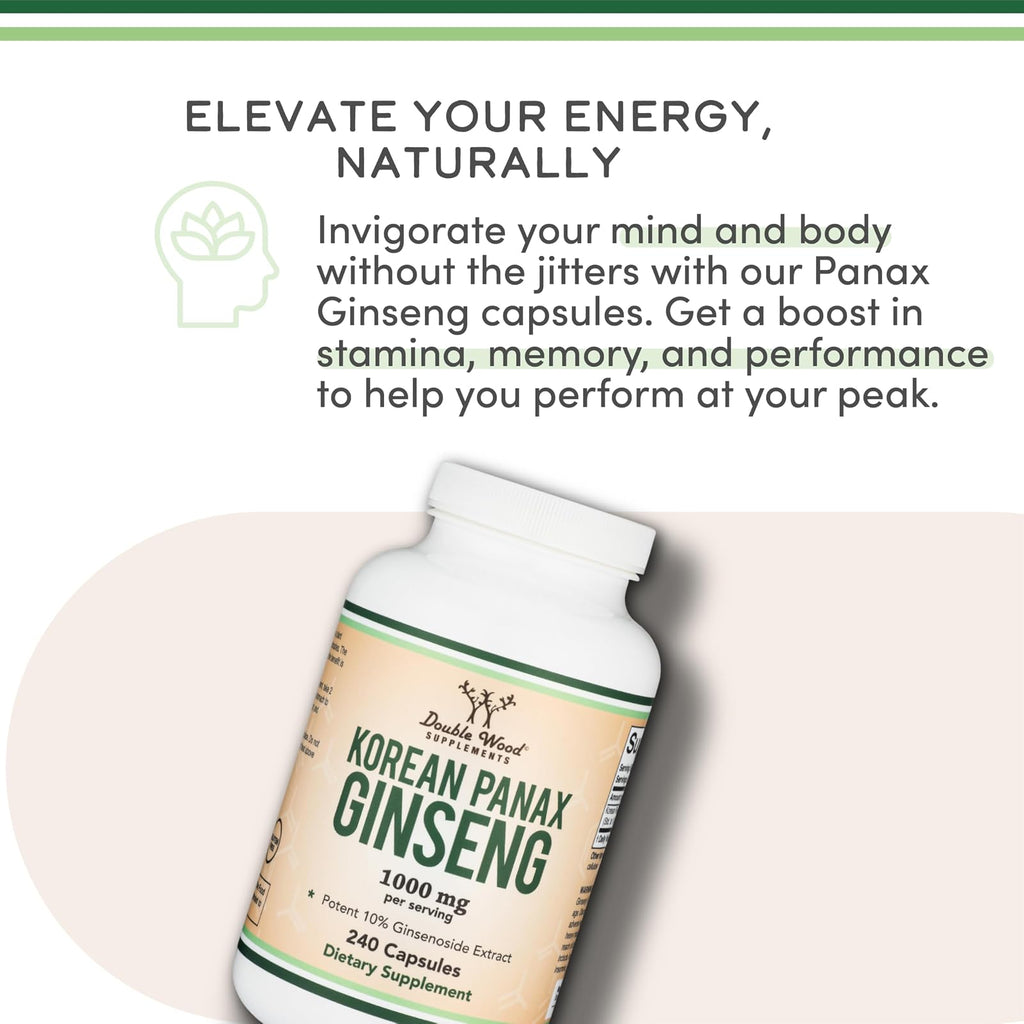 Korean ginseng for immune support
