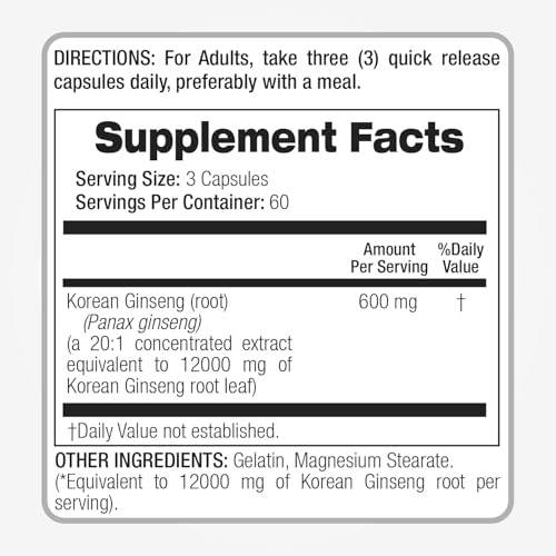 Korean ginseng for mental clarity