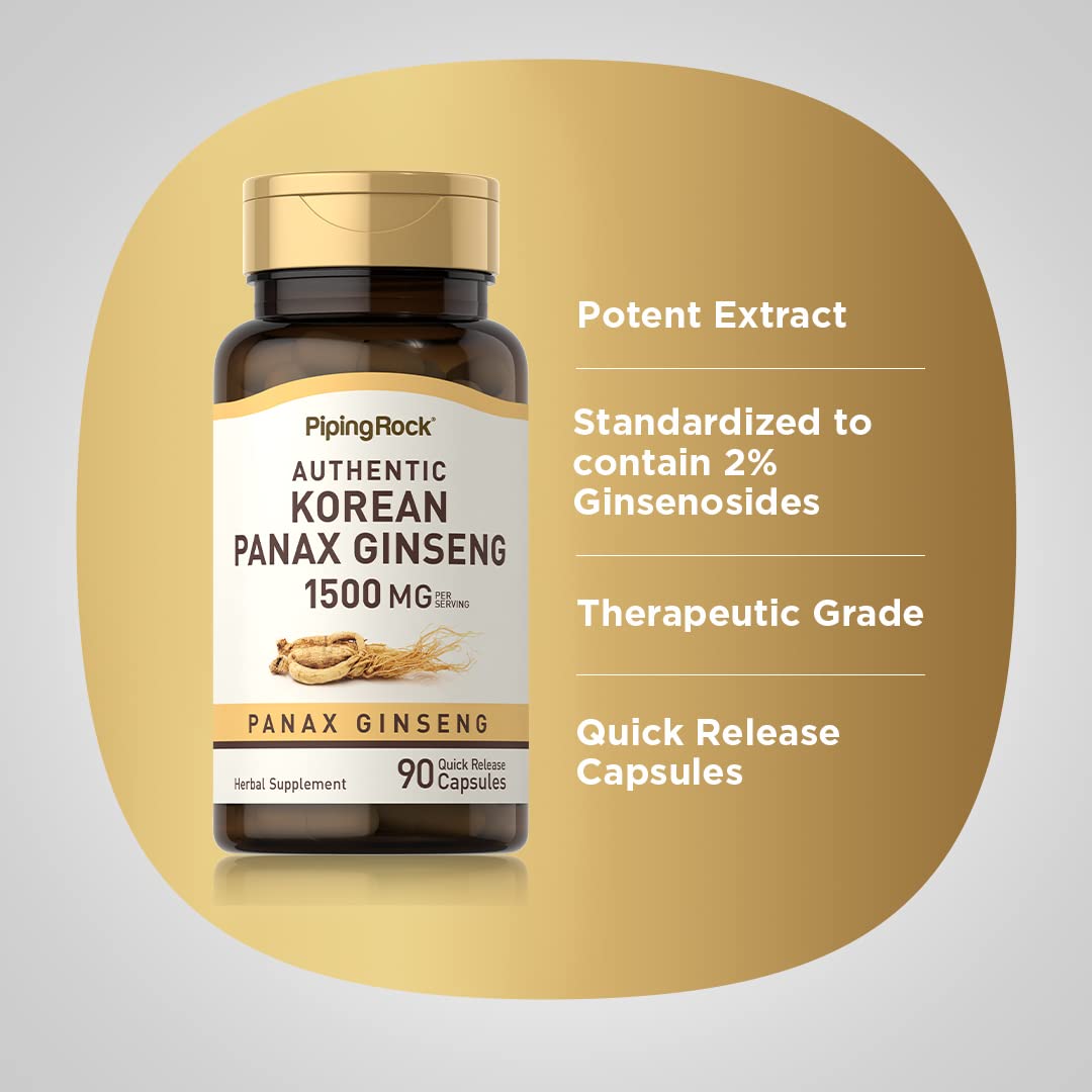Korean ginseng for stress relief