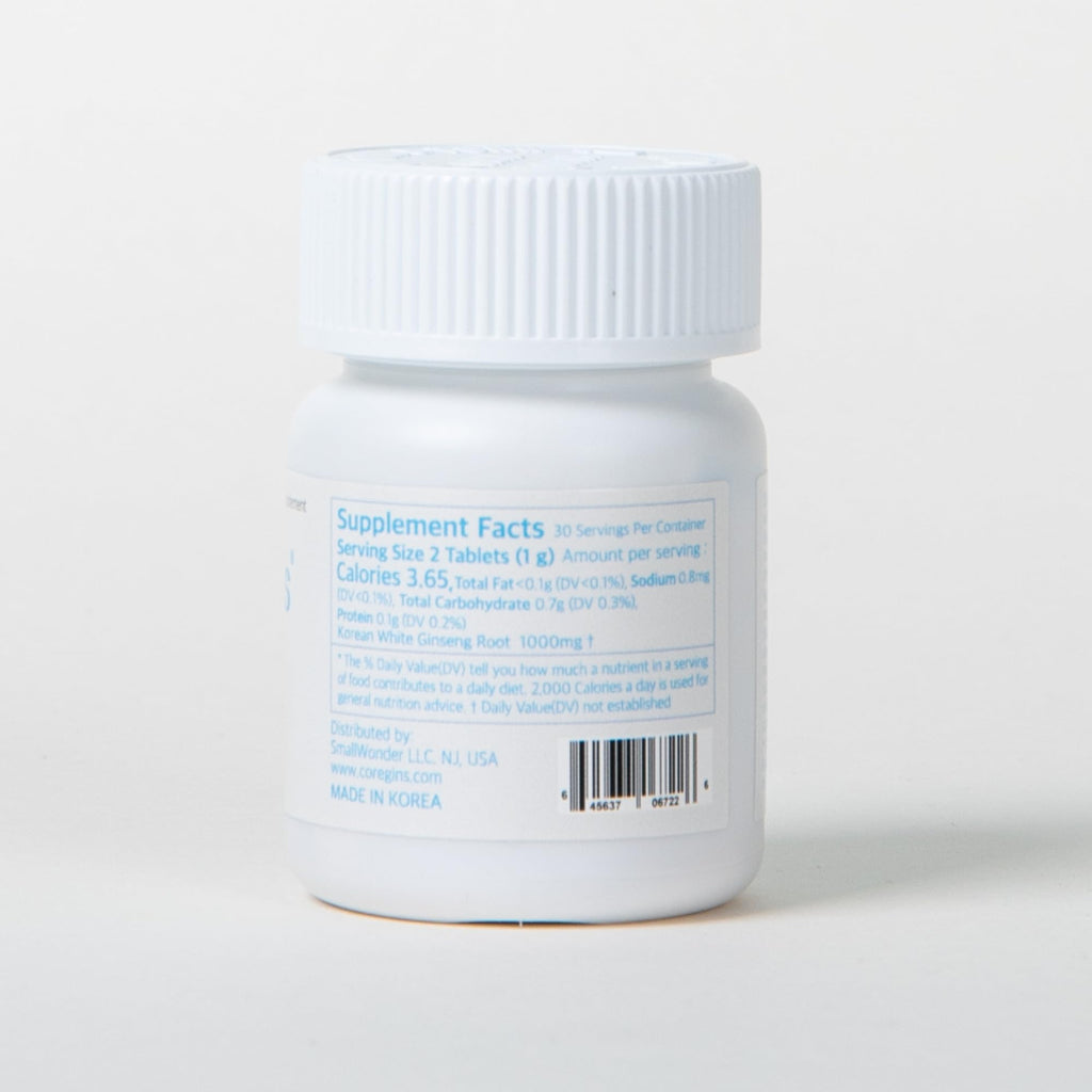 Korean ginseng for vitality support