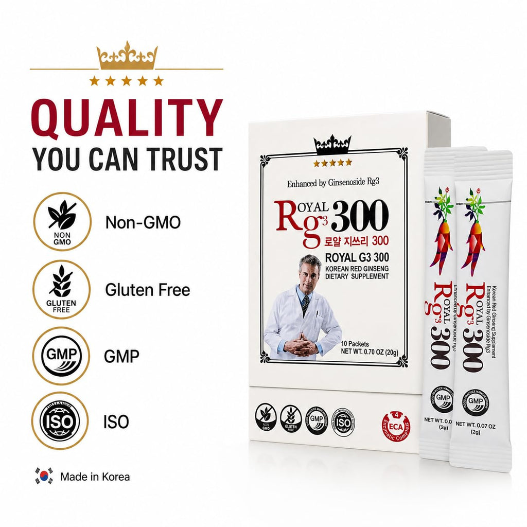 Korean ginseng powder for wellness