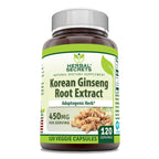 Korean ginseng root extract capsules