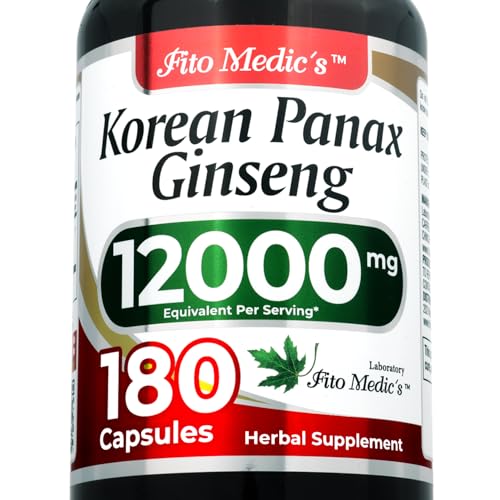 Korean ginseng root extract capsules