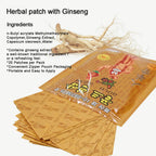 Korean ginseng skin treatment strips
