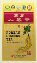 Korean ginseng tea packets for energy