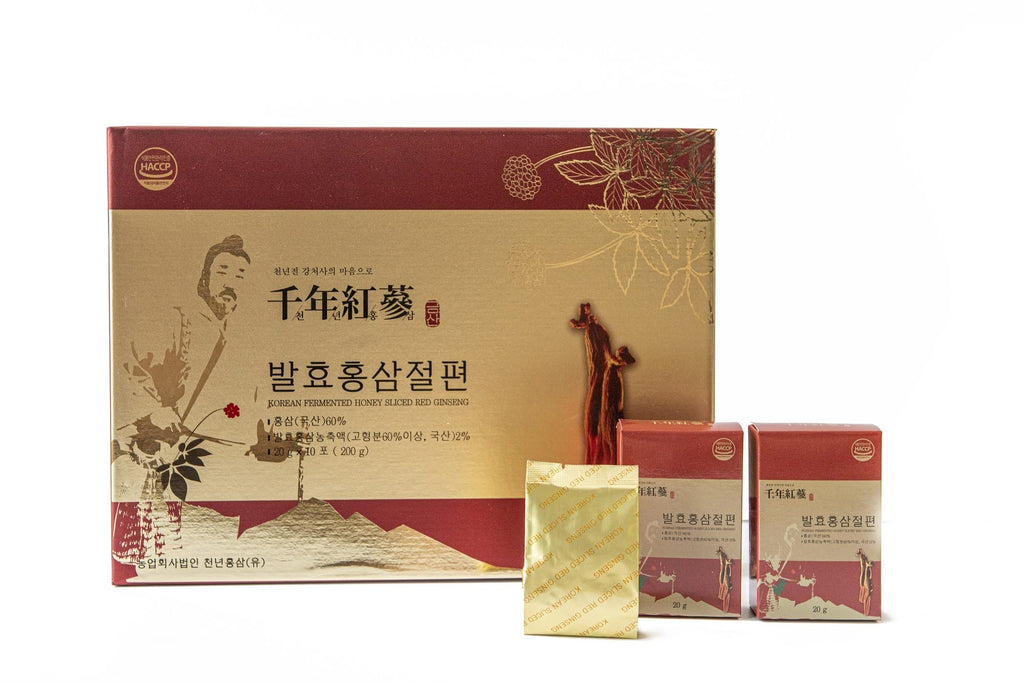 Korean ginseng with honey