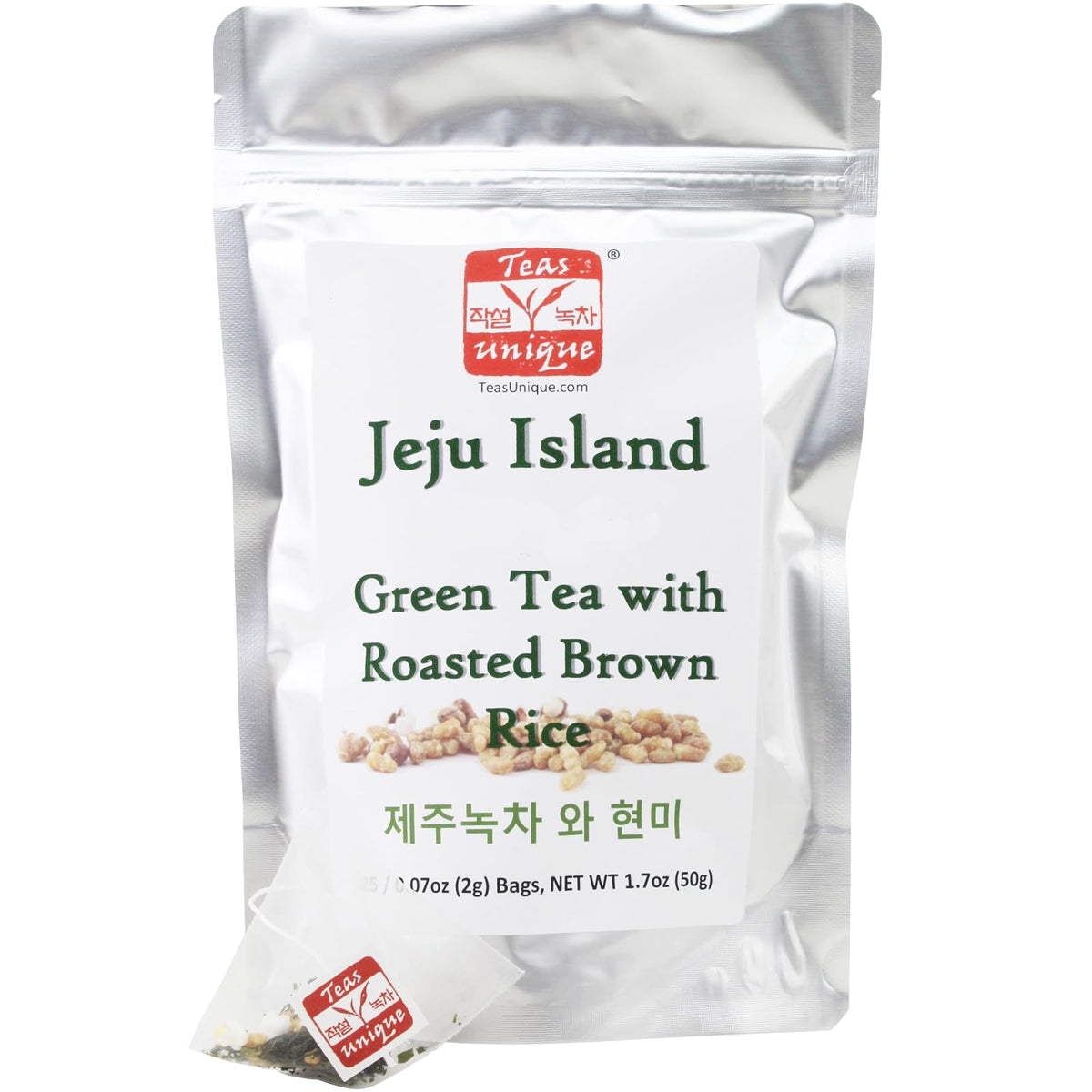 Korean green tea with roasted rice