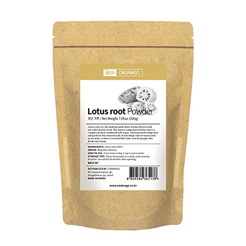 Korean natural lotus root powder