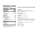 Korean panax ginseng slices for energy