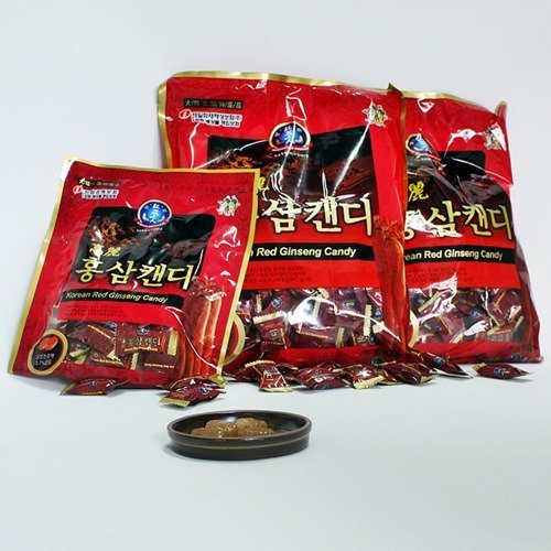 Korean red ginseng candy packs