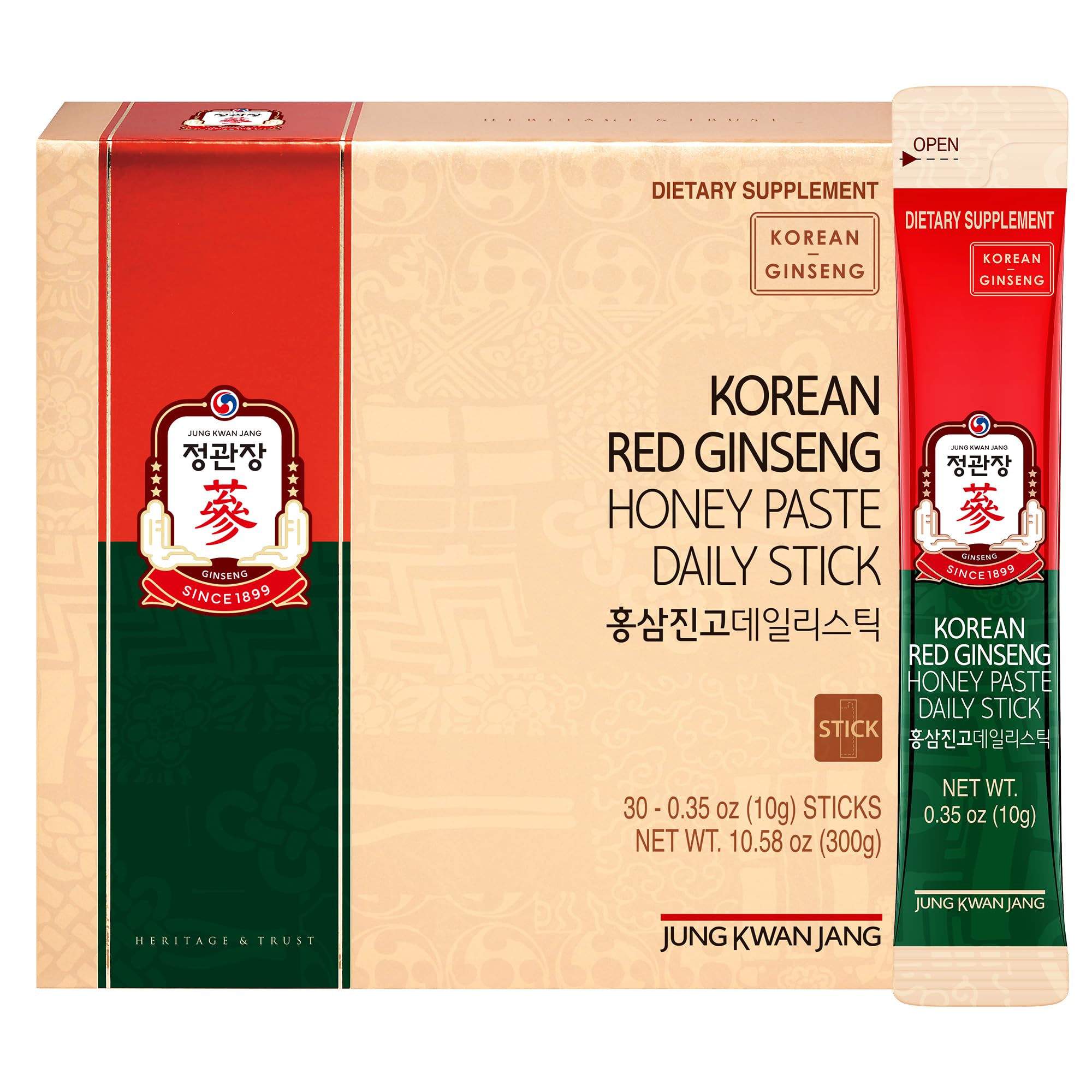 Korean red ginseng energy boost