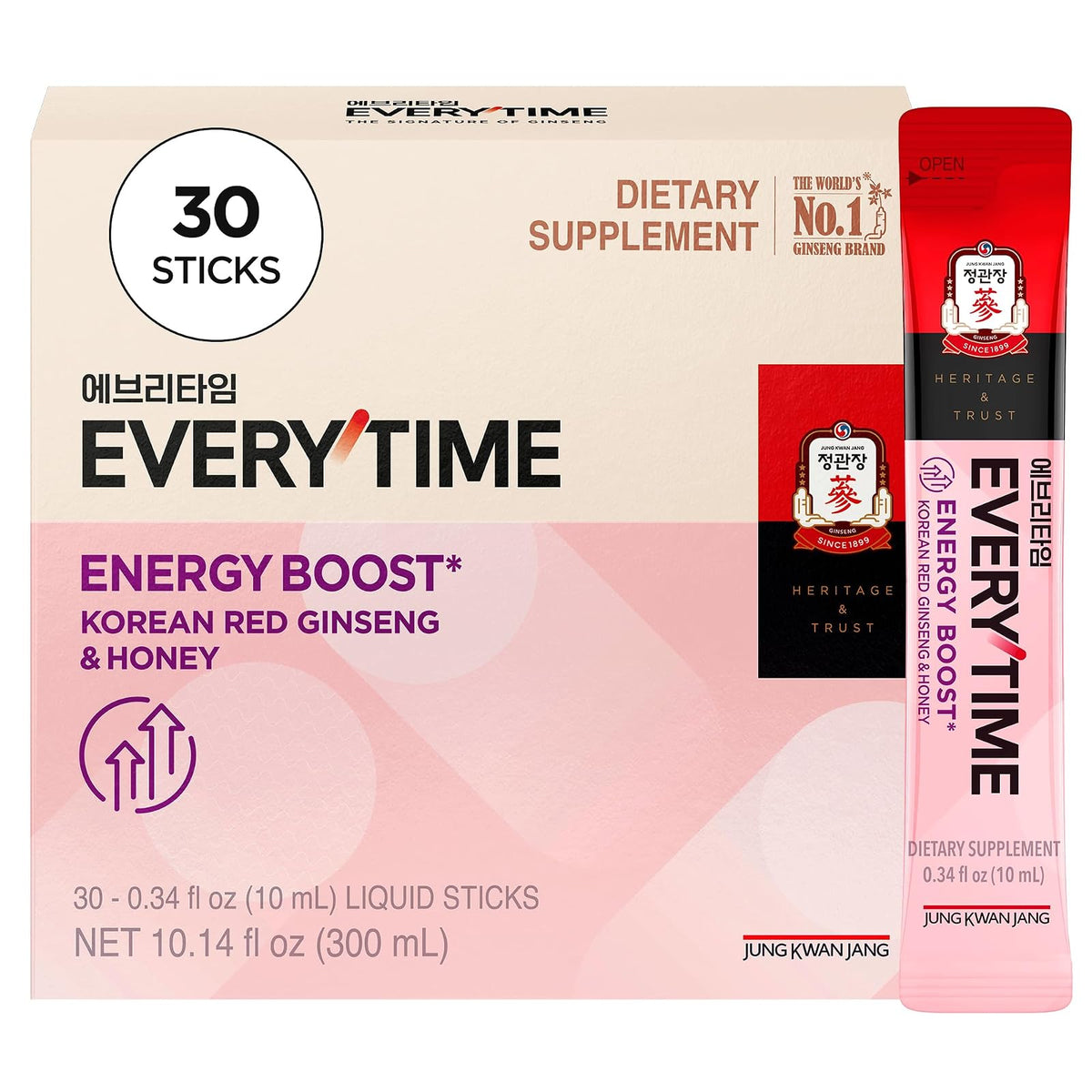 Korean red ginseng energy sticks