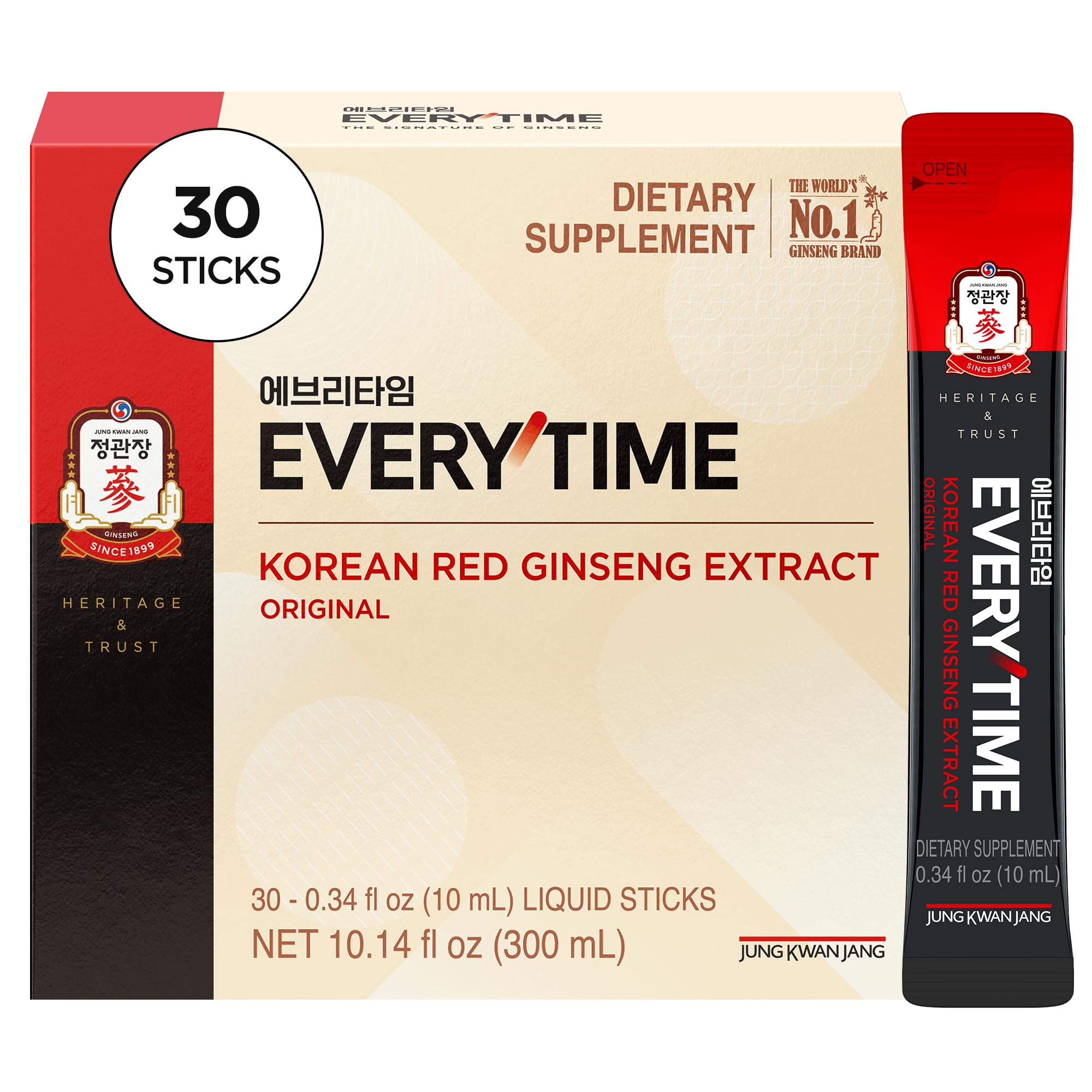 Korean red ginseng extract sticks