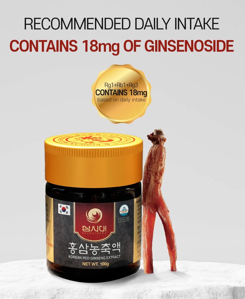 Korean red ginseng for stress relief