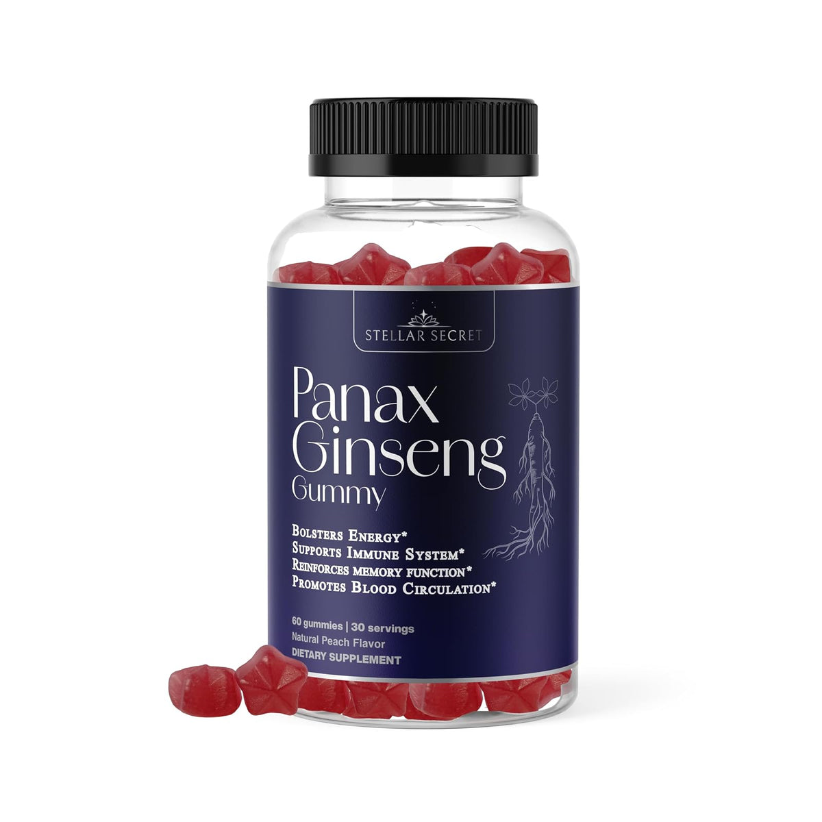 Korean Red Ginseng gummies for energy
