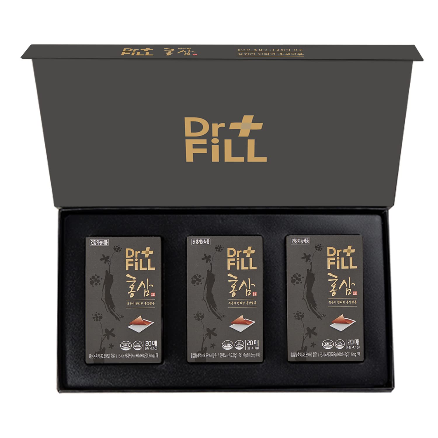 Korean red ginseng health supplement